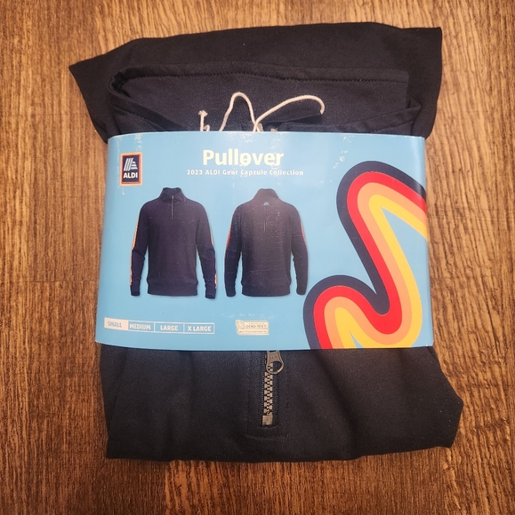 Aldi | Tops | Aldi Gear Navy Pullover | Poshmark
